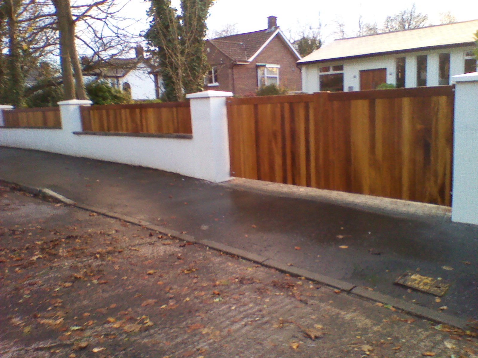 Iroko Entrance Gates. 8 – Wooden Gates Ireland